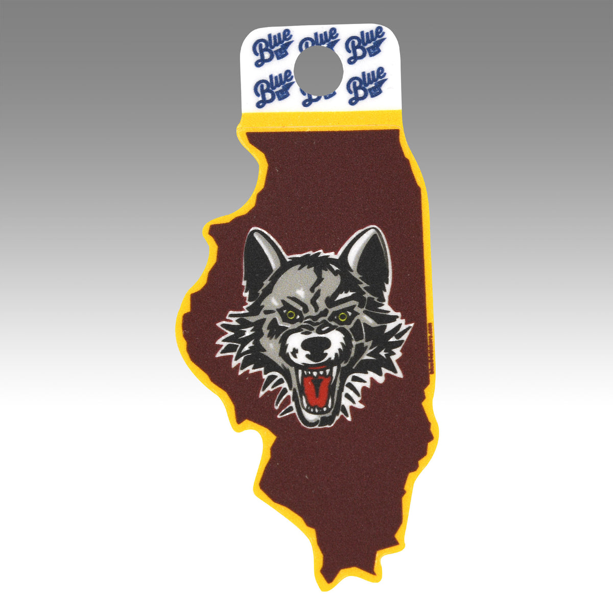 Illinois State Sticker – Chicago Wolves Store