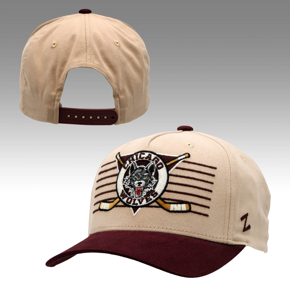 Zephyr Crossed Sticks Hat – Chicago Wolves Store