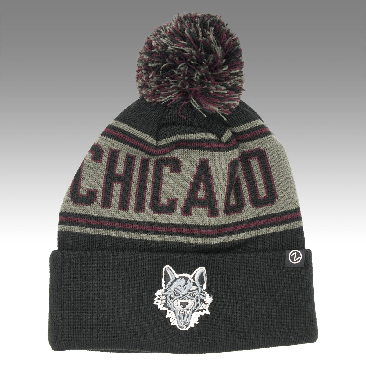 Zephyr Night Line Knit Hat – Chicago Wolves Store